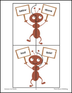 Antonym Ant Puzzles, 2nd Edition - Warm Hearts Publishing