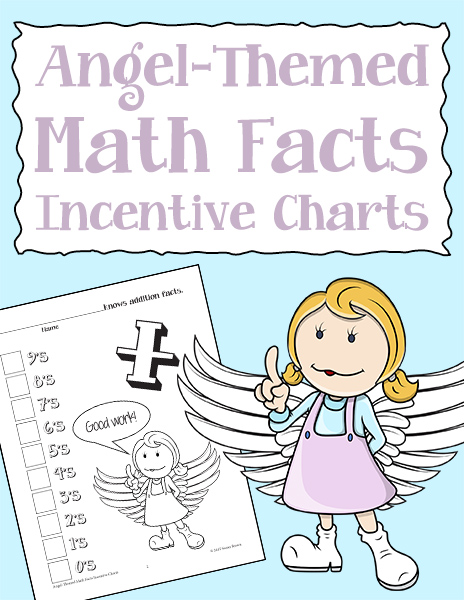 Angel Themed Math Facts Incentive Charts cover 600h - Warm Hearts ...
