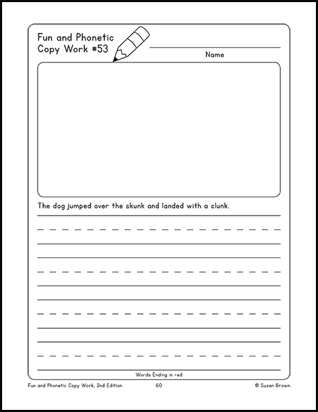 Fun and Phonetic Copy Work - Warm Hearts Publishing