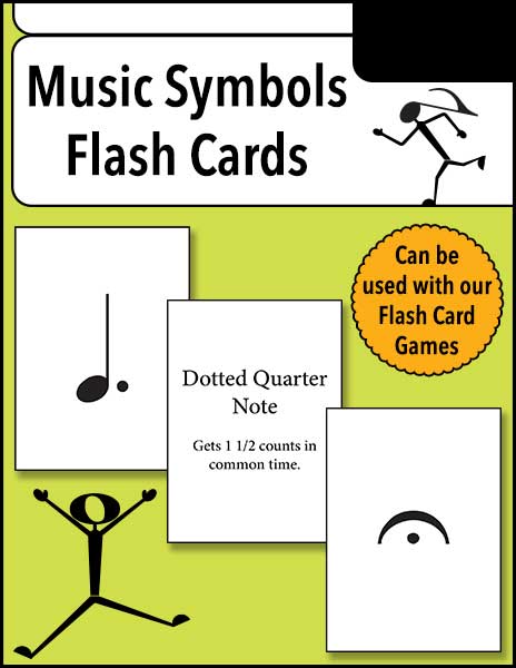 Music Symbols Flash Cards - Warm Hearts Publishing