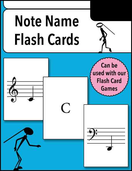 Note Name Flash Cards 600h - Warm Hearts Publishing