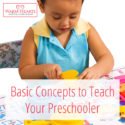 Basic Concepts to Teach Your Preschooler - Warm Hearts Publishing