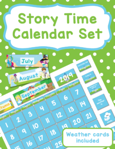 Story Time Calendar Set - Warm Hearts Publishing